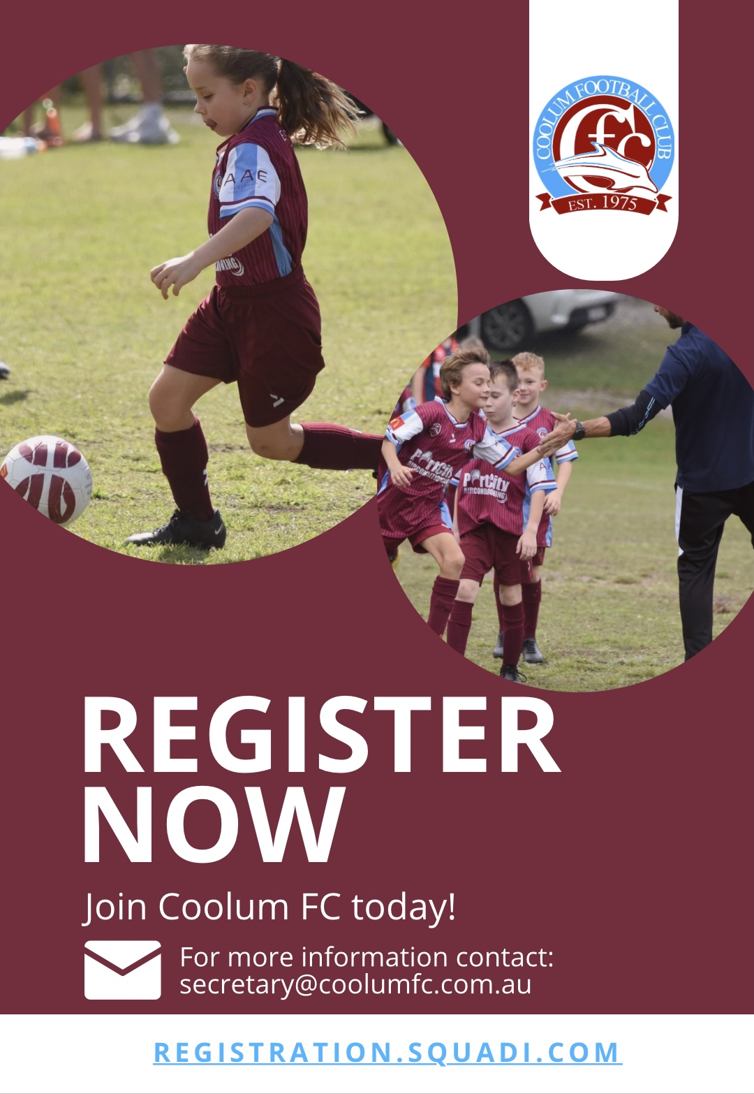 Registrations Now Open – Coolum Football Club